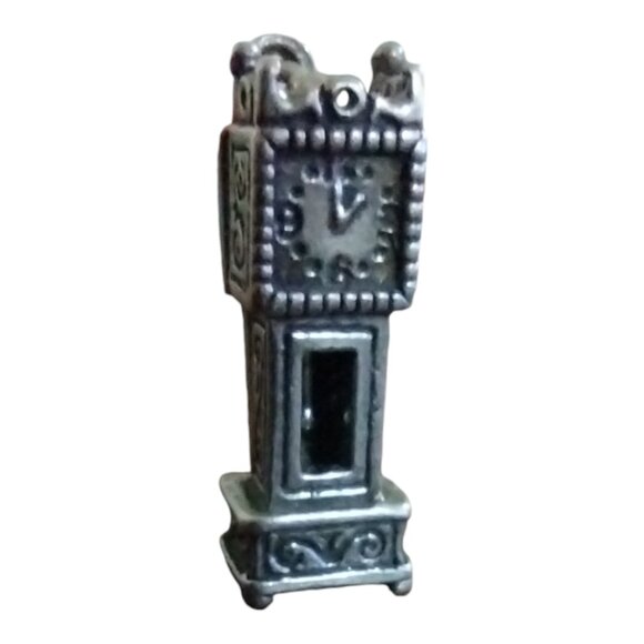 Jewelry | Rare Vintage Hickory Dickory Dock 3d Moveable Grandfather ...